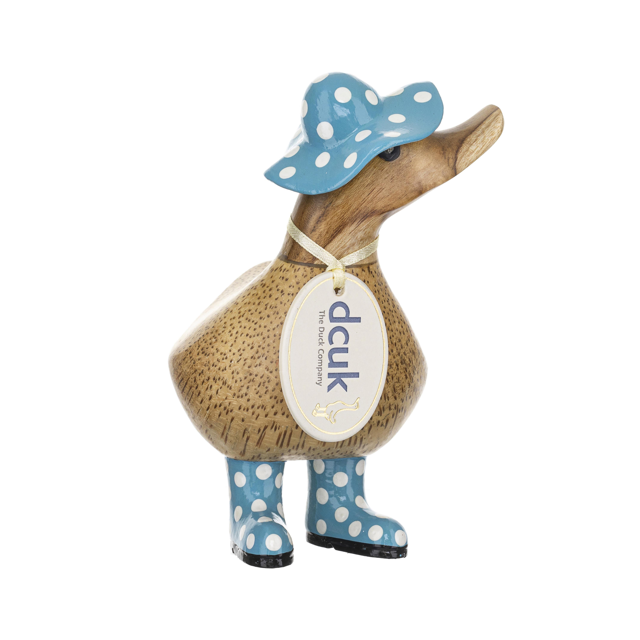 Spotty Hat & Boots Ducky Blue – Speckled Hen Store