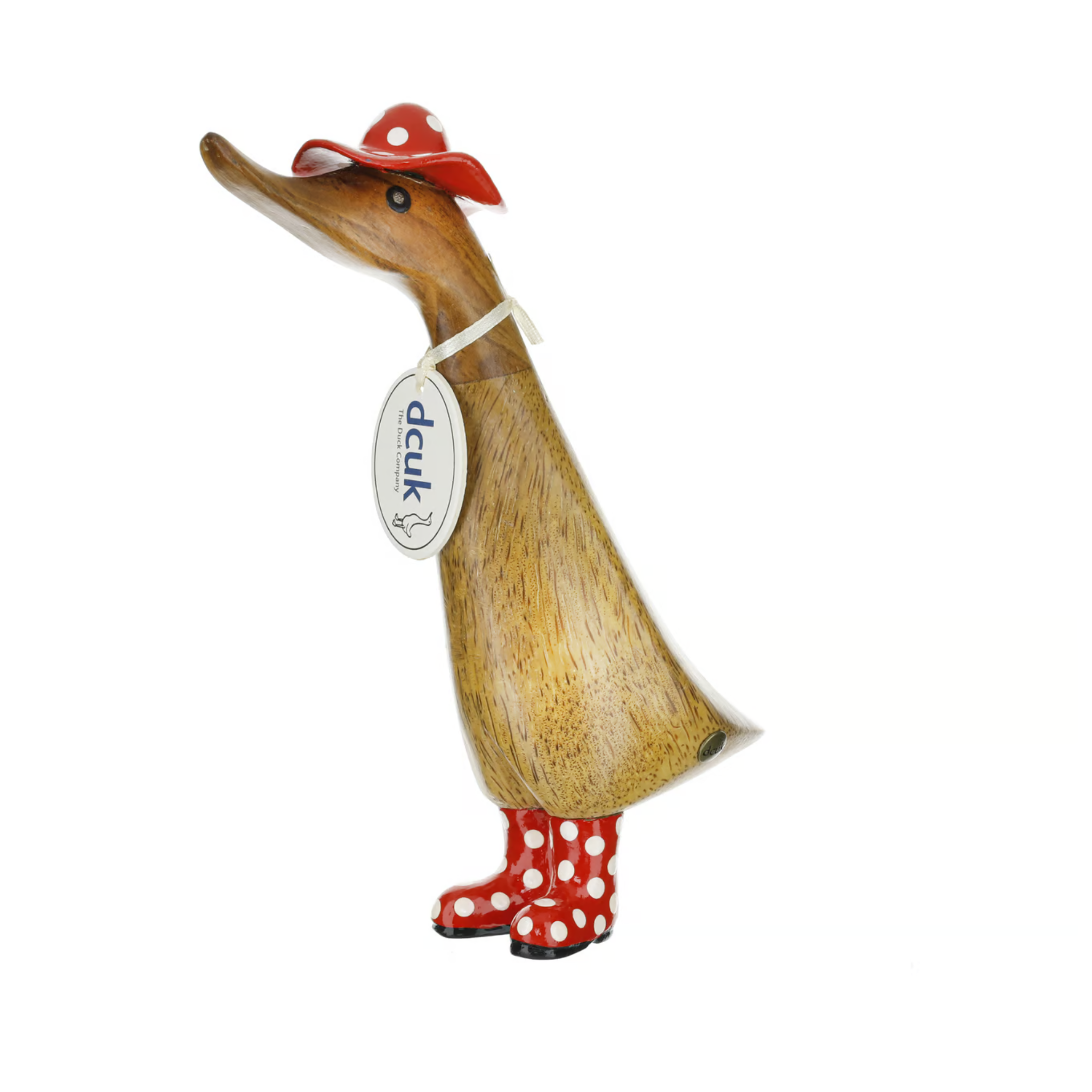 Spotty Hat & Boots Duckling Red – Speckled Hen Store