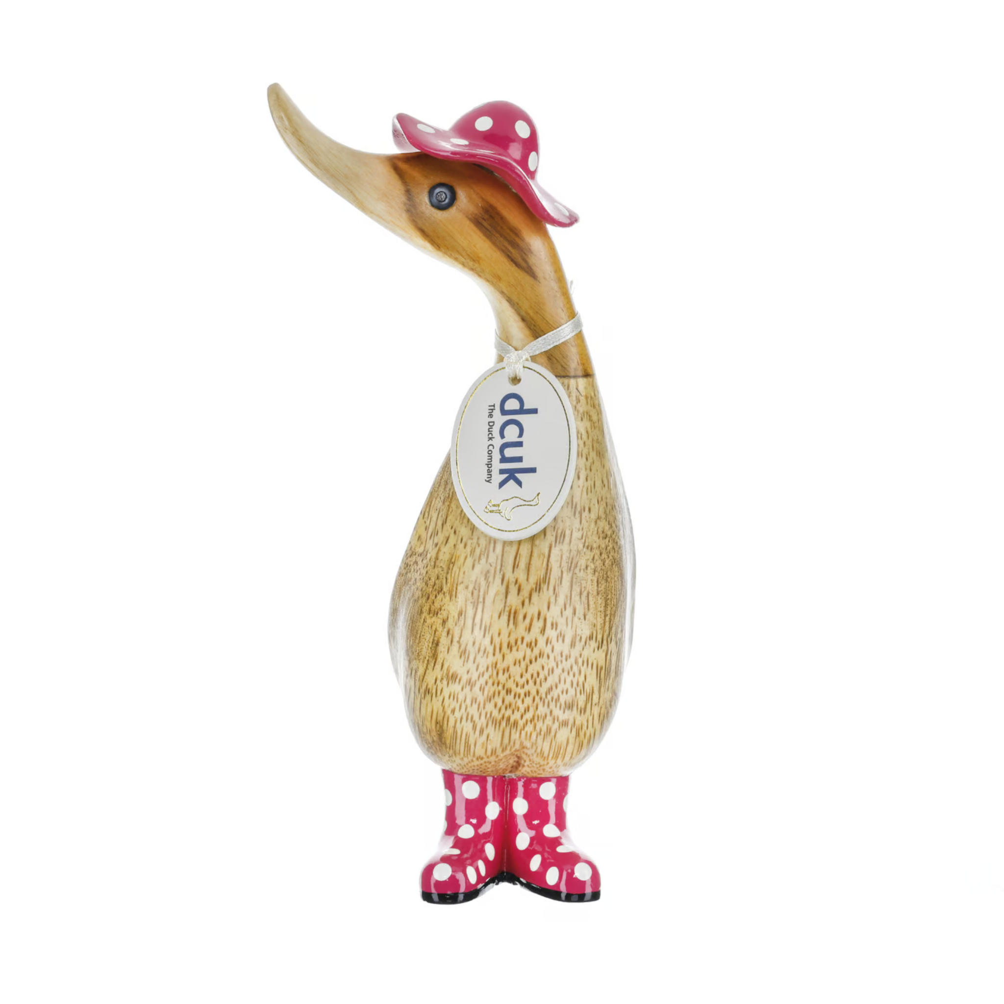 Spotty Hat & Boots Duckling Pink – Speckled Hen Store