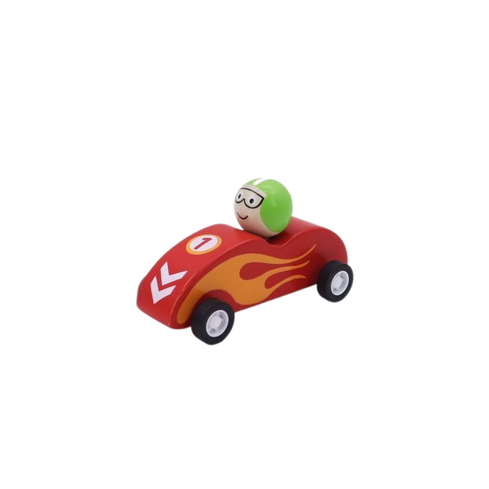 Wooden Pull Back Racing Car Red – Speckled Hen Store